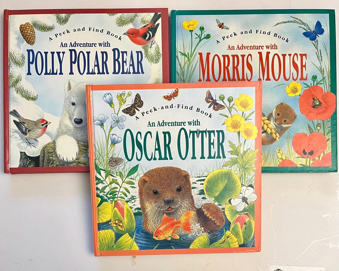 Set 3 Peek and Find Lift the Flap Pop-up Books, an Adventure With ...