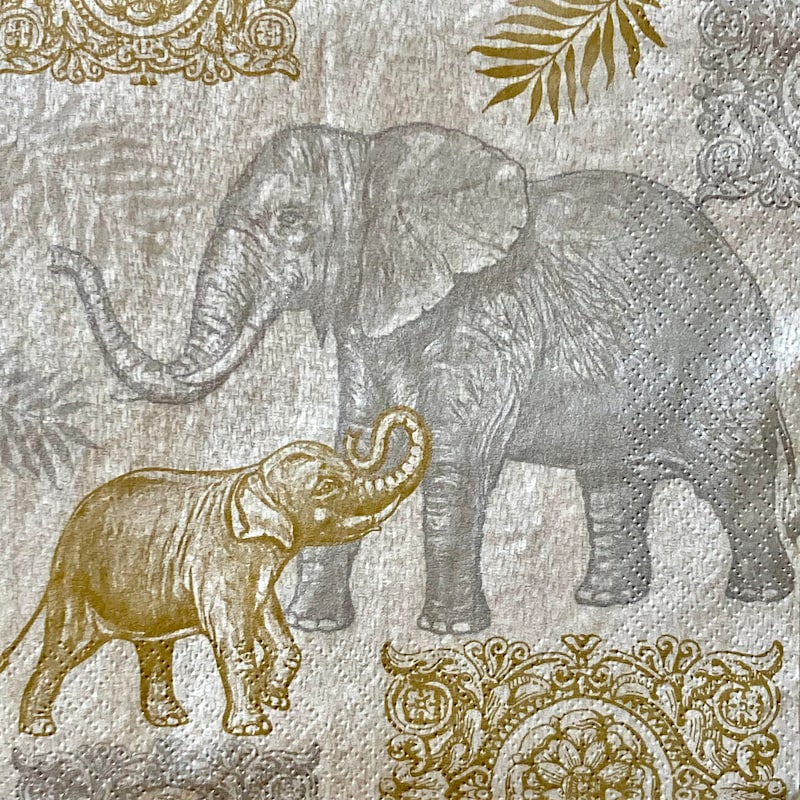 Elephant Napkins - Etsy