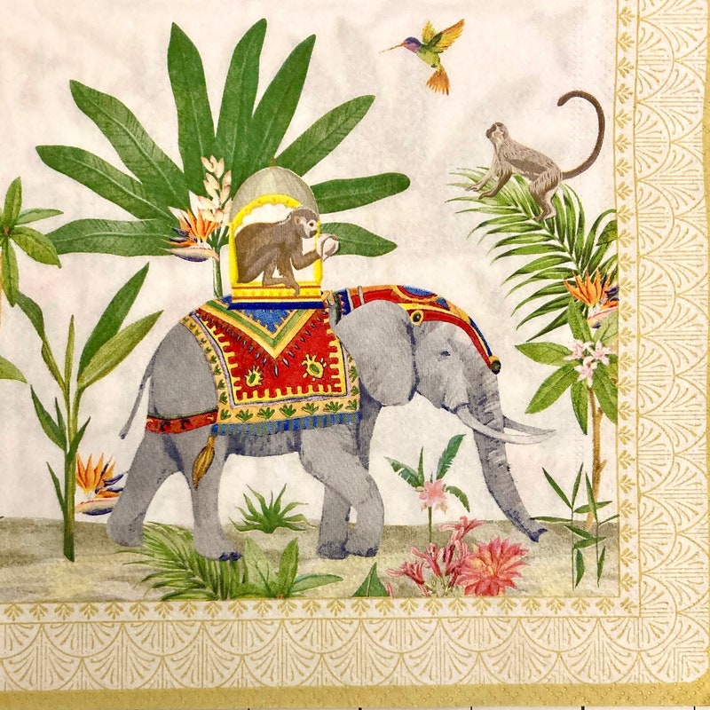 Elephant Napkins - Etsy