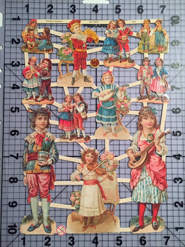 Craft Supplies & Tools Materials Made in Germany #7291 Embossed Die ...