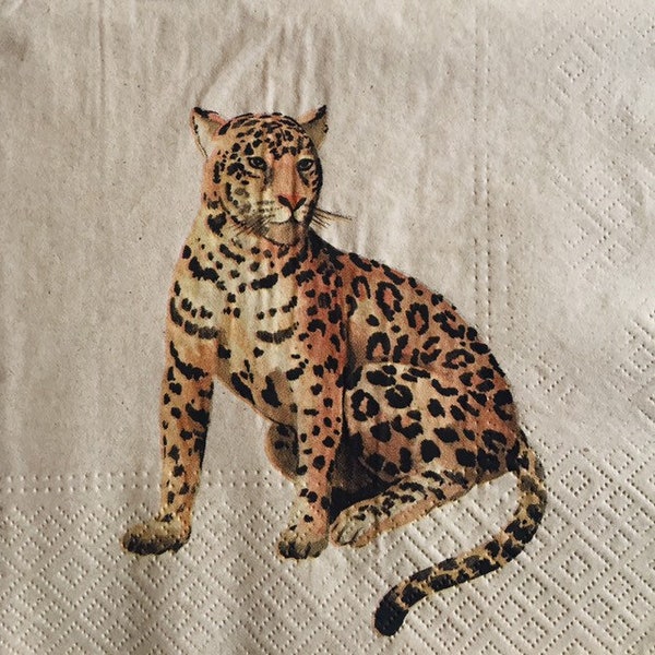 Leopard Napkins - Etsy