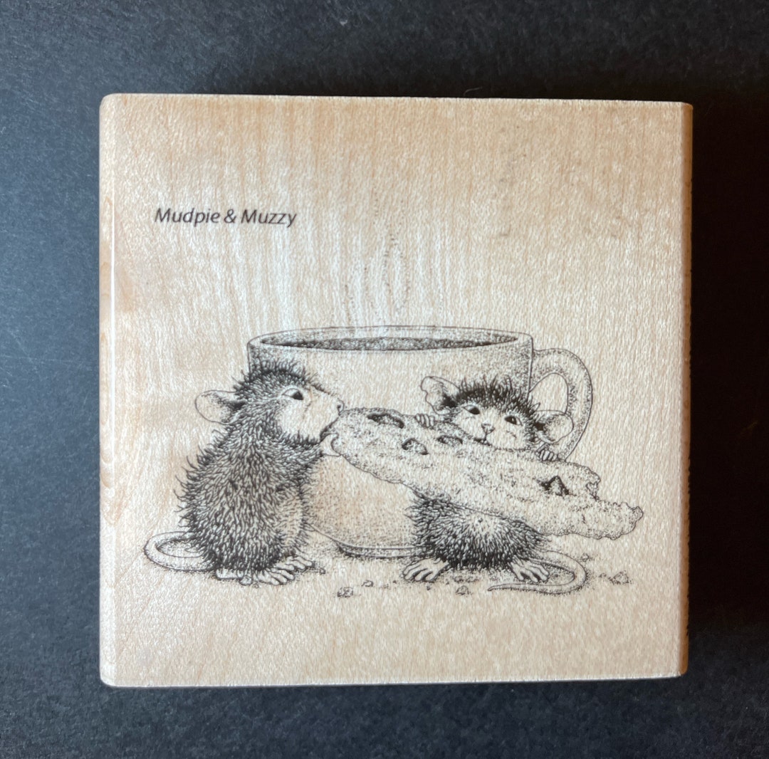 Stampabilities HMQ22 House Mouse Mudpie Monica Cookie Crumbles Wooden ...