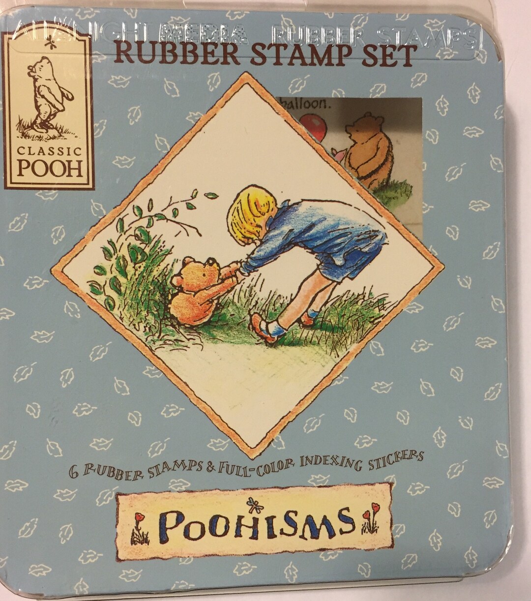 Classic Winnie the Pooh 6 Rubber Stamp Set POOHISMS Set - Etsy