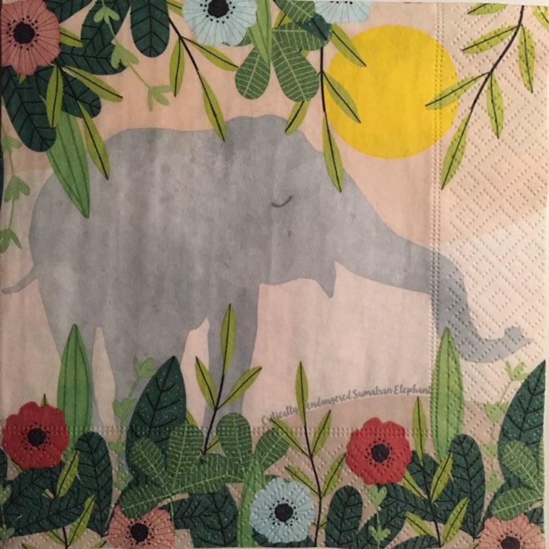 Elephant Napkins - Etsy