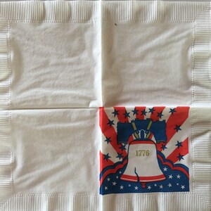 3 Decoupage Beverage Napkins - Authentic Vintage Independence Day ...