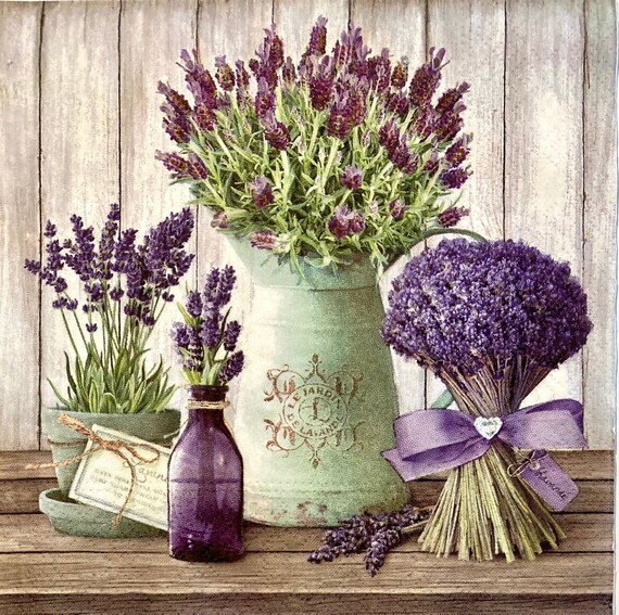 Vintage Lavender Flowers