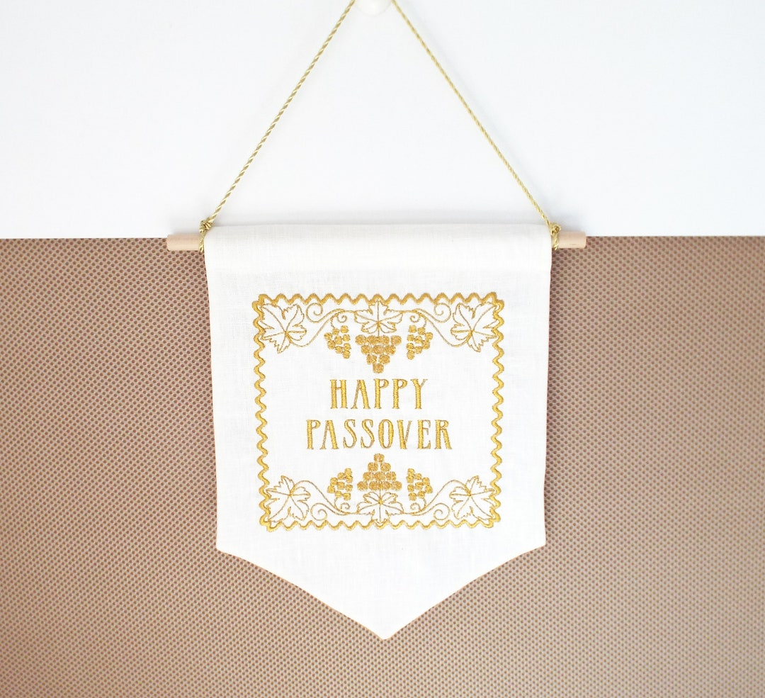 Passover Banner,pesach Flag Banner,passover Flag Banner,jewish Gift ...