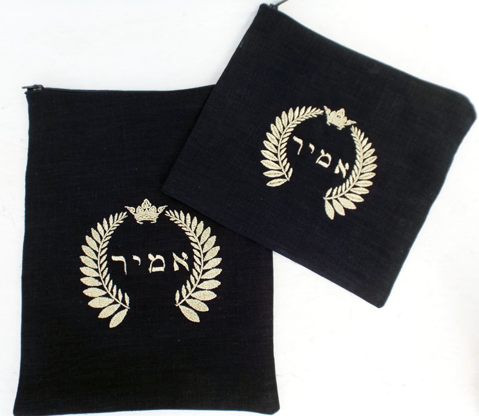 Jewish Dad Gift,tefillin and Talit Bag Set,personalized Linen Jewish ...