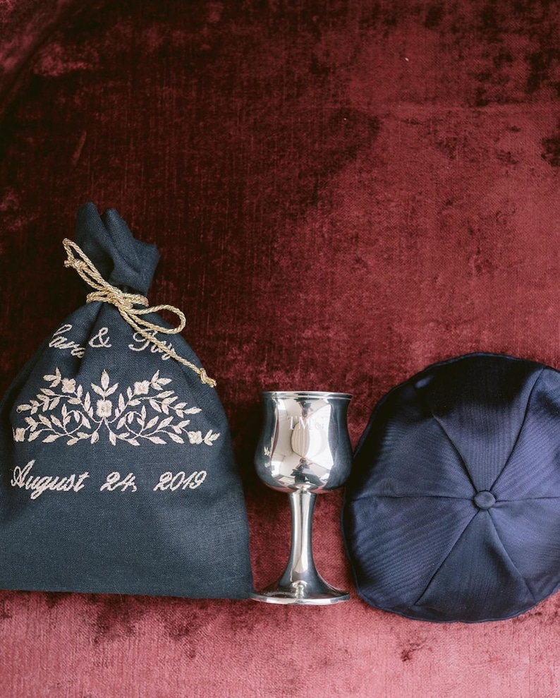 Personalized Smash Glass PouchJewish TraditionBreaking Glass | Etsy