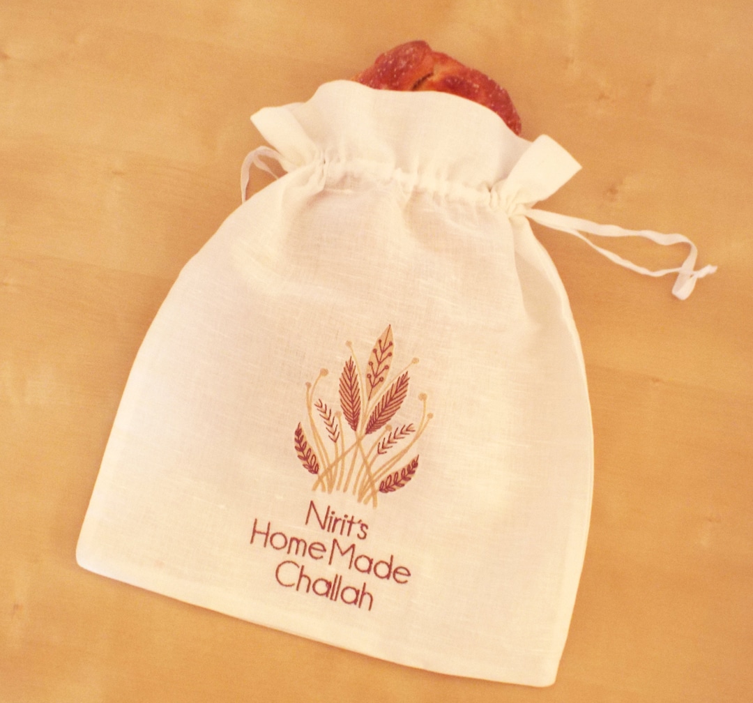 Challah Bag,jewish Mother,jewish Mother's Gift,personalized Linen ...