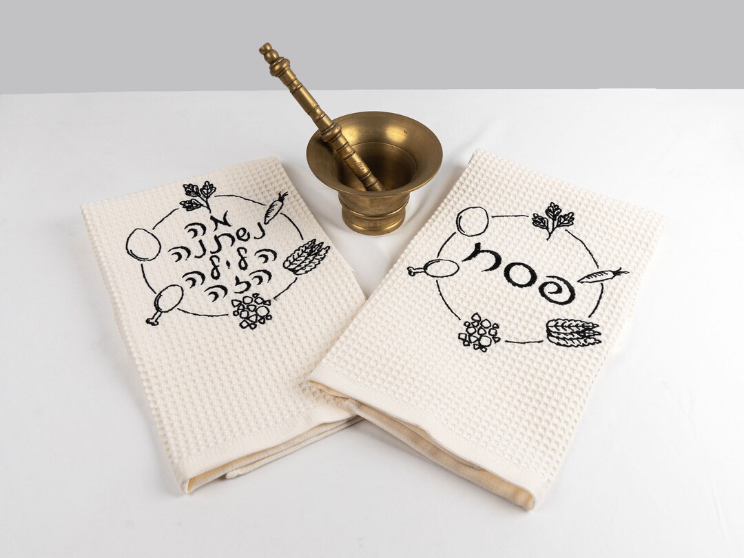 Passover Tea Towels,100% Cotton Dish Towels,passover Dish Towels,tea ...