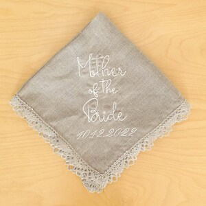 Jewish Wedding,mother of the Bride Handkerchief,natural Linen ...