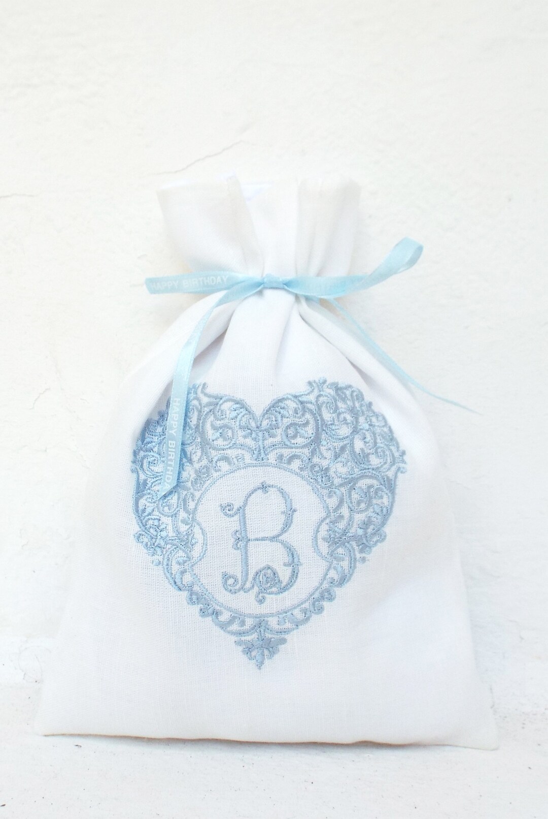 Something Blue Smash Bag,jewish Wedding Embroidered Bag,jewish Favor ...