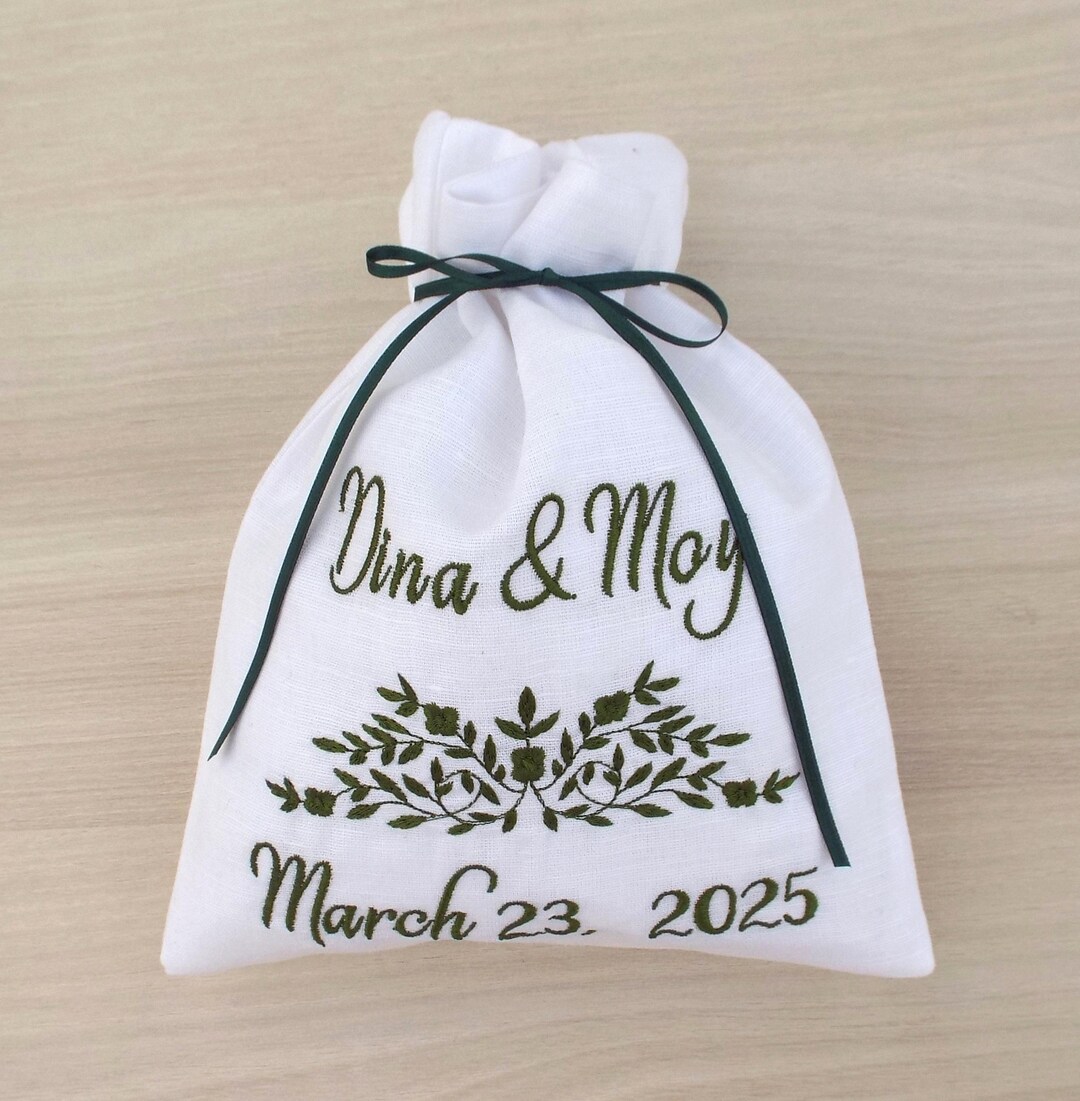 Monogram Bag,smash Glass Pouch ,jewish Tradition, Mazel Tov Bag,groom ...
