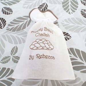 Personalized Challah Bagpersonalized Linen Challah Bagjewish - Etsy