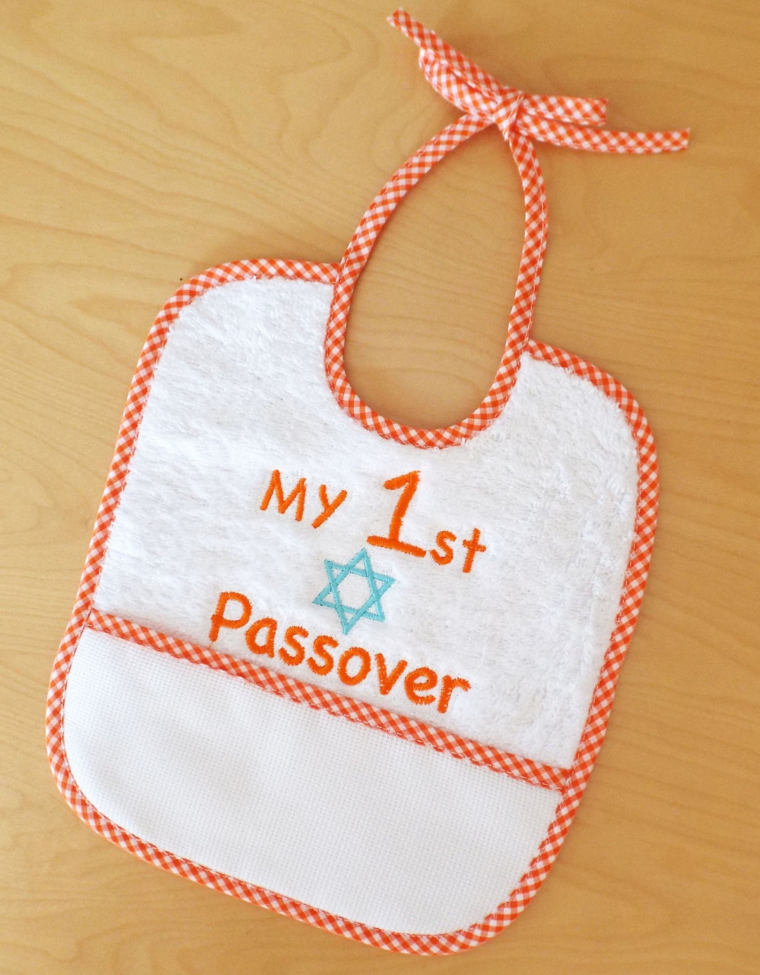 1st Passover Bib,hebrew Baby Boy or Girl Bib,passover Gift, Pesach Baby ...