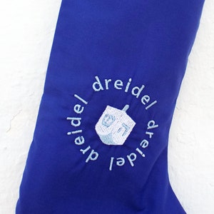 Delft Blue,hanukkah Stocking,dreidle Stocking,hanukkah Decor,hanukkah ...
