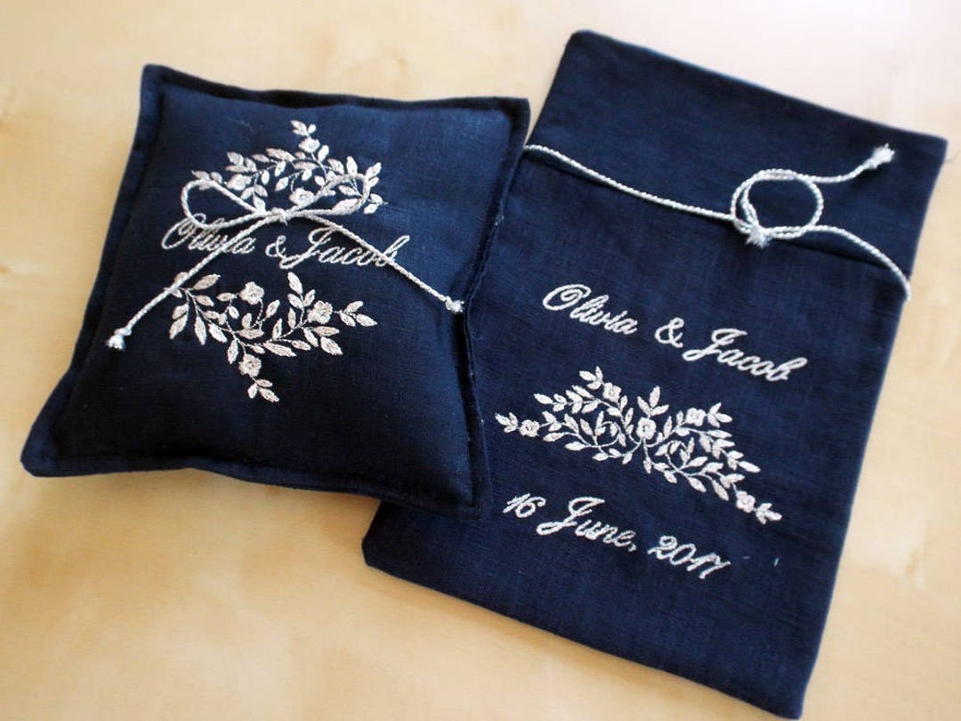Chuppah Smash Glass Pouch Breaking Glass Bag Personalized Groom Jewish ...