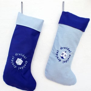 Delft Blue,hanukkah Stocking,dreidle Stocking,hanukkah Decor,hanukkah ...