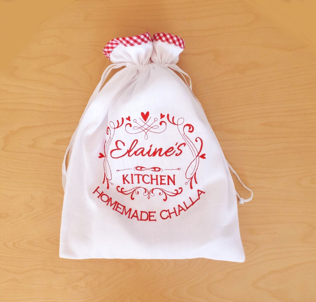 Personalized Challah Bag,personalized Linen Challah Bag,jewish Mother ...
