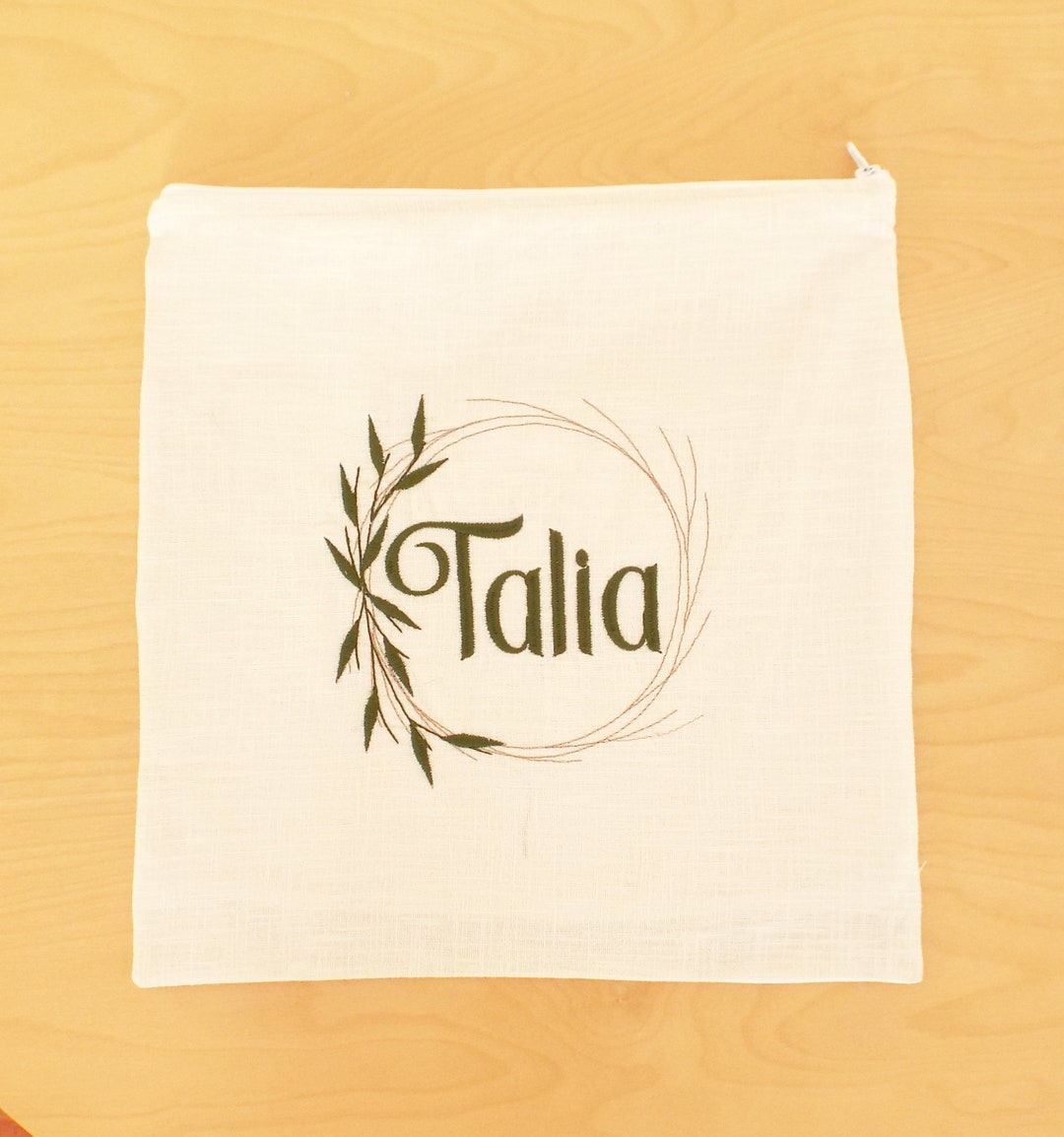 Woman Talit Bag Set,tallis Bag,linen Talis Bag,personalized Green ...
