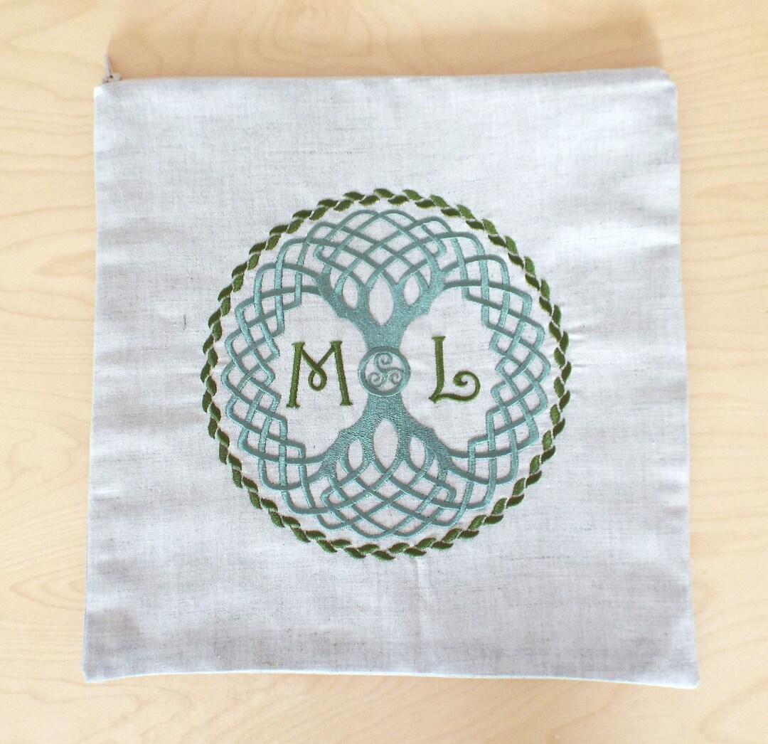 Tree of Life Talit Bag,prayer Bag,tallis Bag,natural Beig Linen/cotton ...
