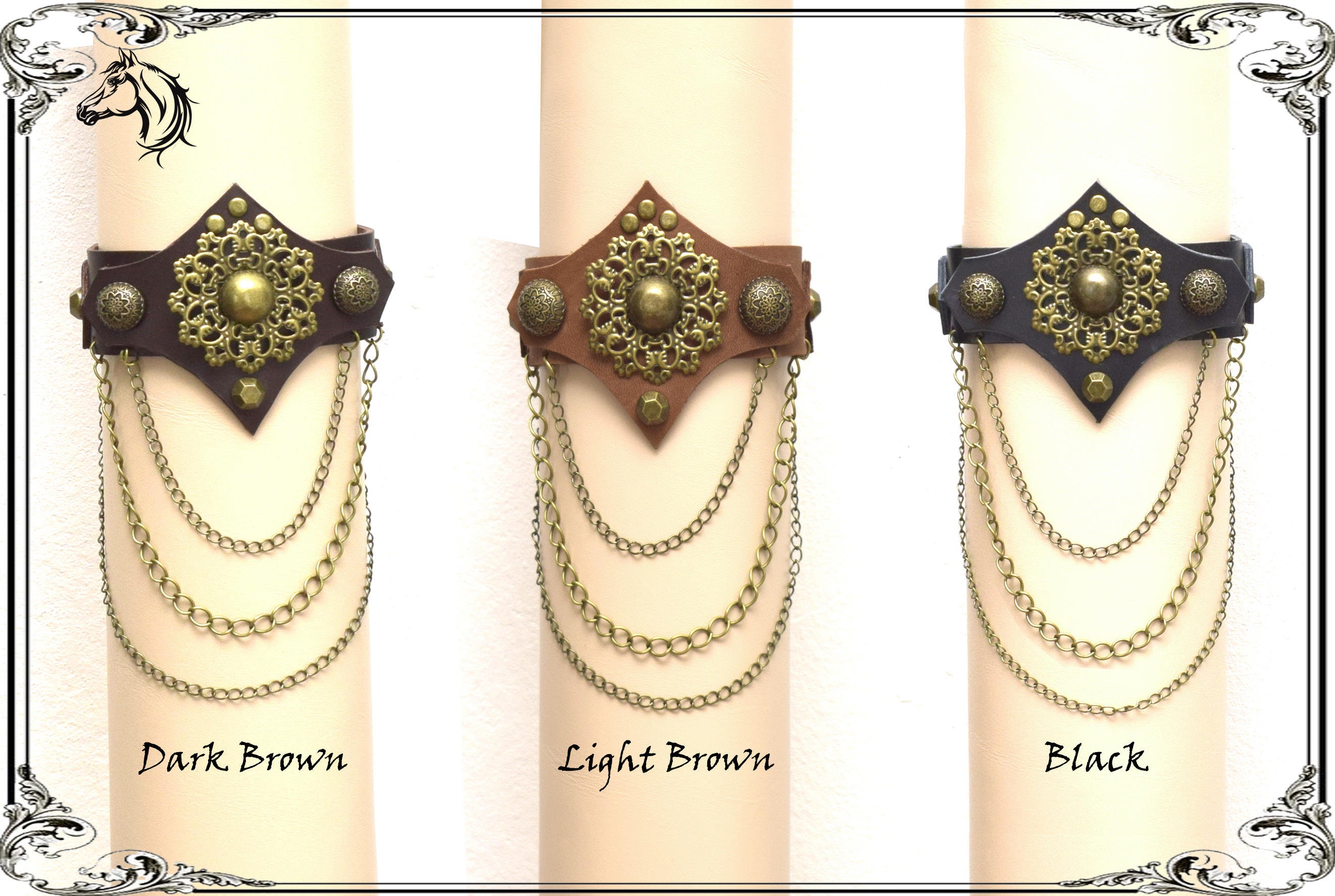 Warrior Arm Jewelry Leather Armlet Medieval Arm Adornment | Etsy