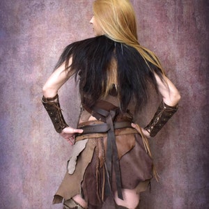 Conan Barbarian Leather Set, Gladiator Skirt, Leather Top, Leather ...