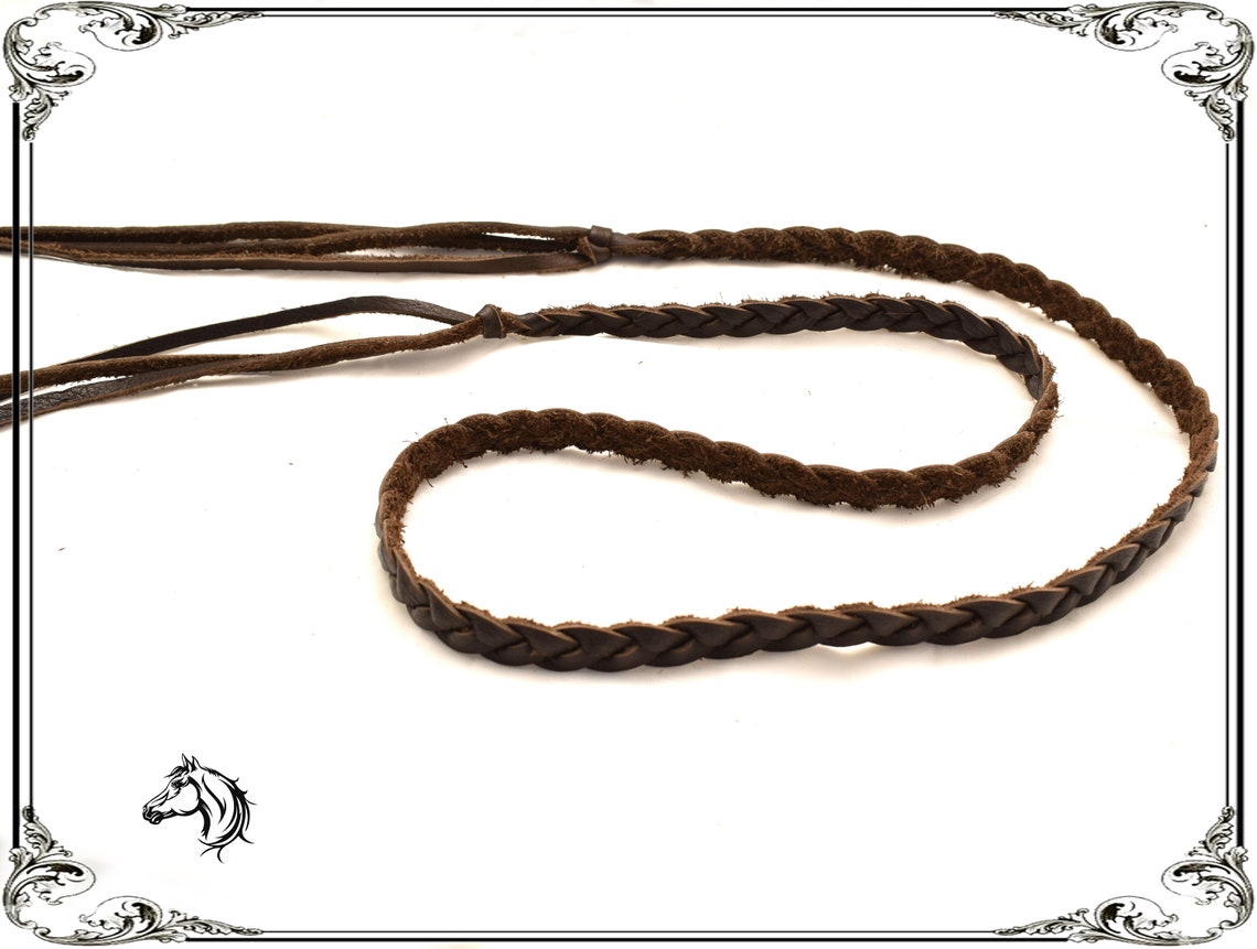 Unisex Armlet Braided Brown Leather Arm Band Leather Armlet - Etsy