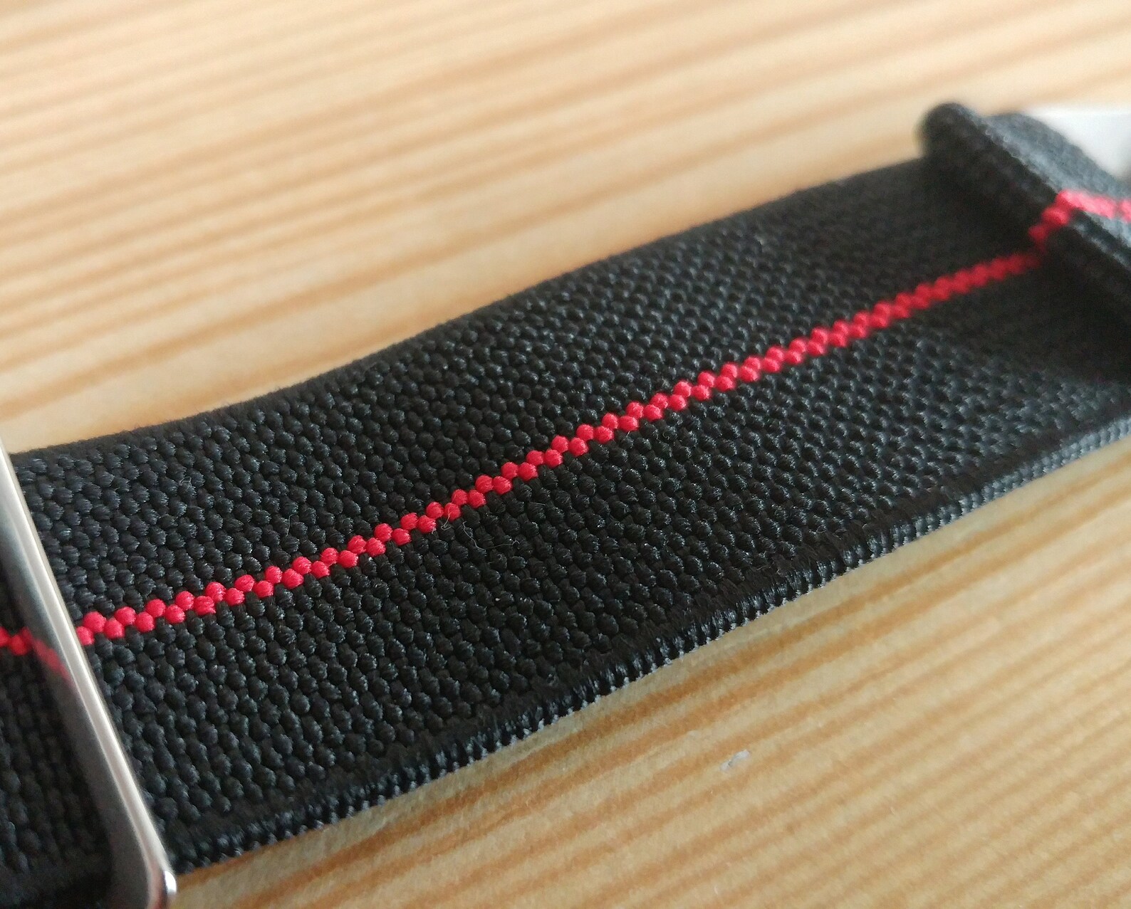 Elastic Nylon Watch Strap Black Elastic Nylon Watch Band - Etsy