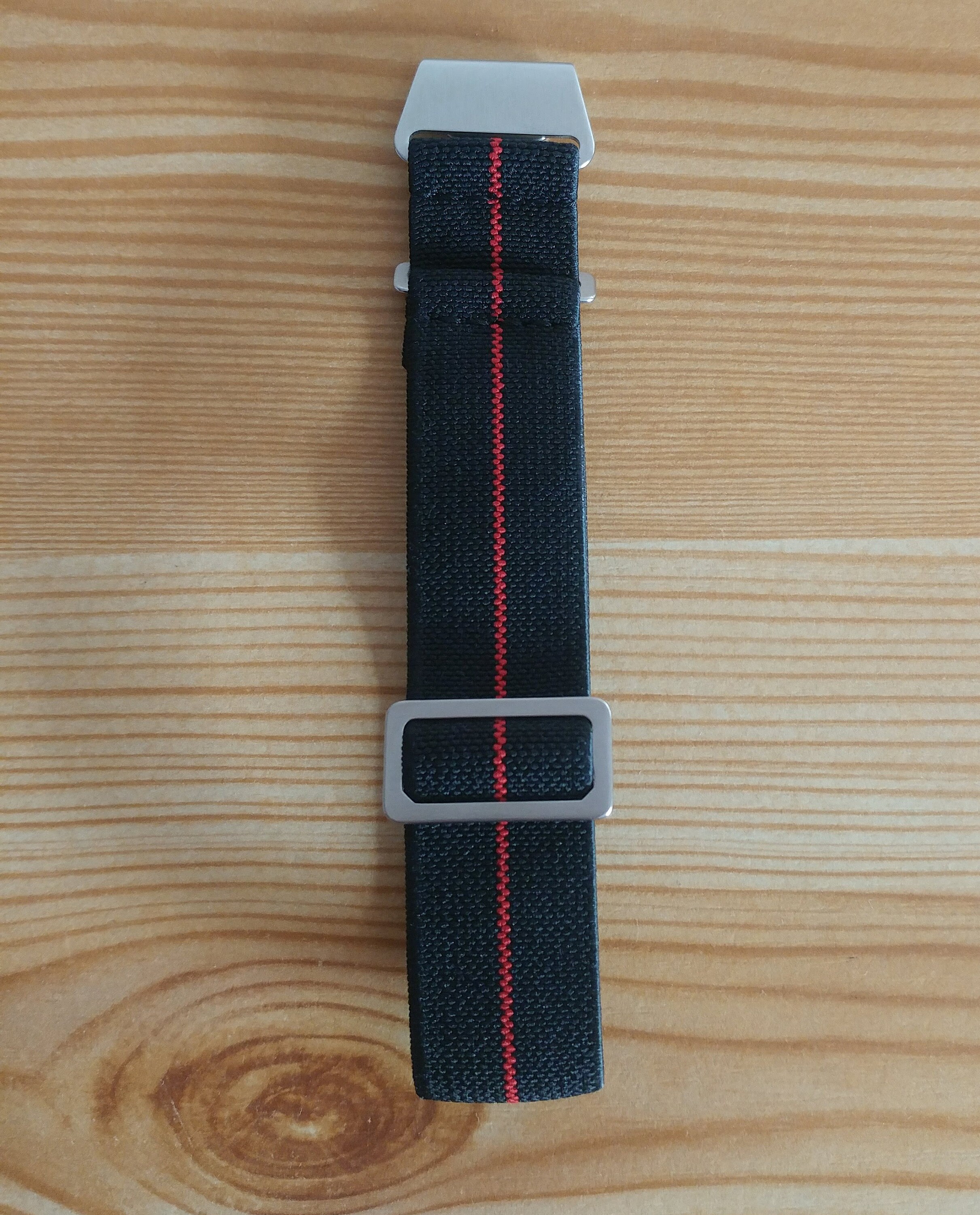 Elastic Nylon Watch Strap Black Elastic Nylon Watch Band - Etsy
