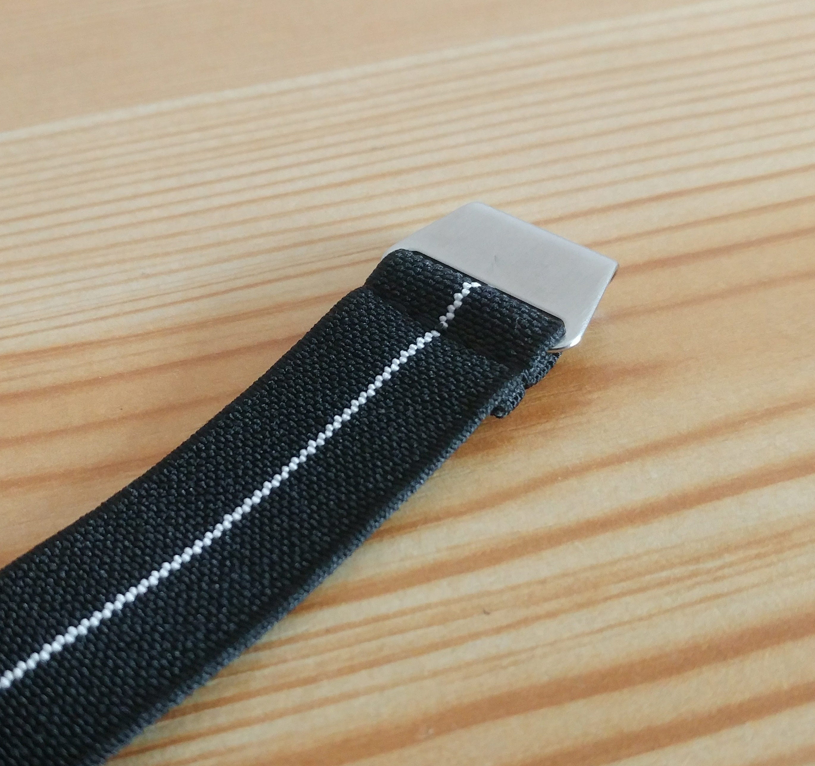 Elastic Nylon Watch Strap Black Elastic Nylon Watch Band - Etsy Australia