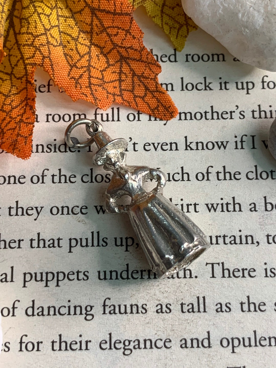 Vintage Welsh Lady Charm. Sterling Silver. - Etsy
