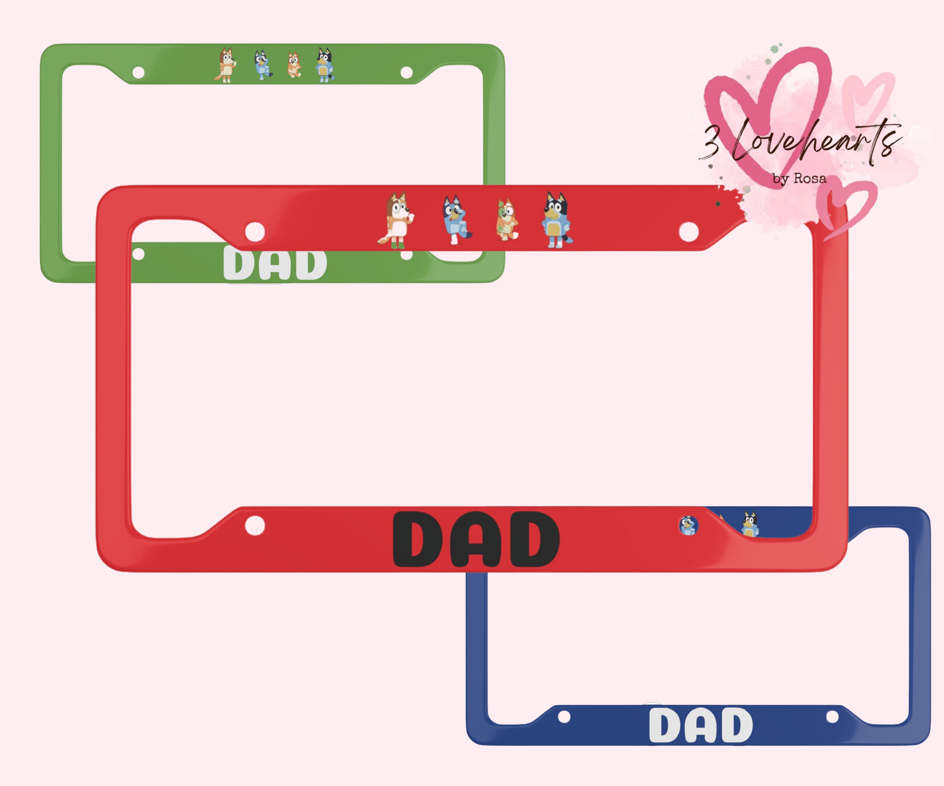 Bluey License Plate Frame Bluey License Plate Frame for MOM - Etsy ...