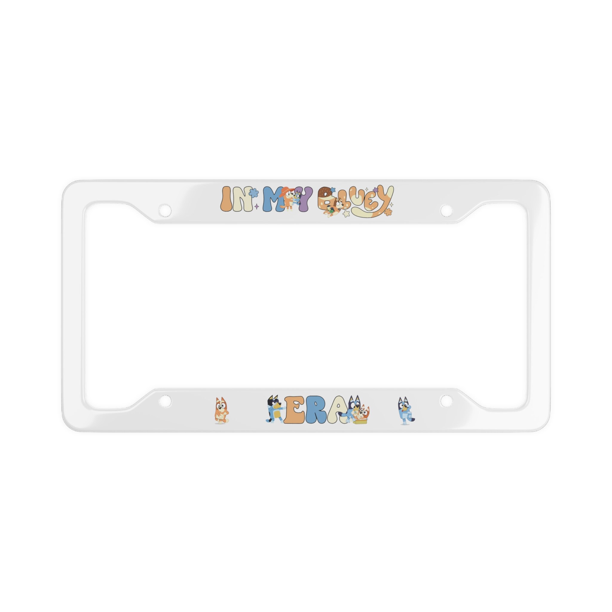 Bluey Era License Plate Frame Bluey License Plate Cover - Etsy Australia