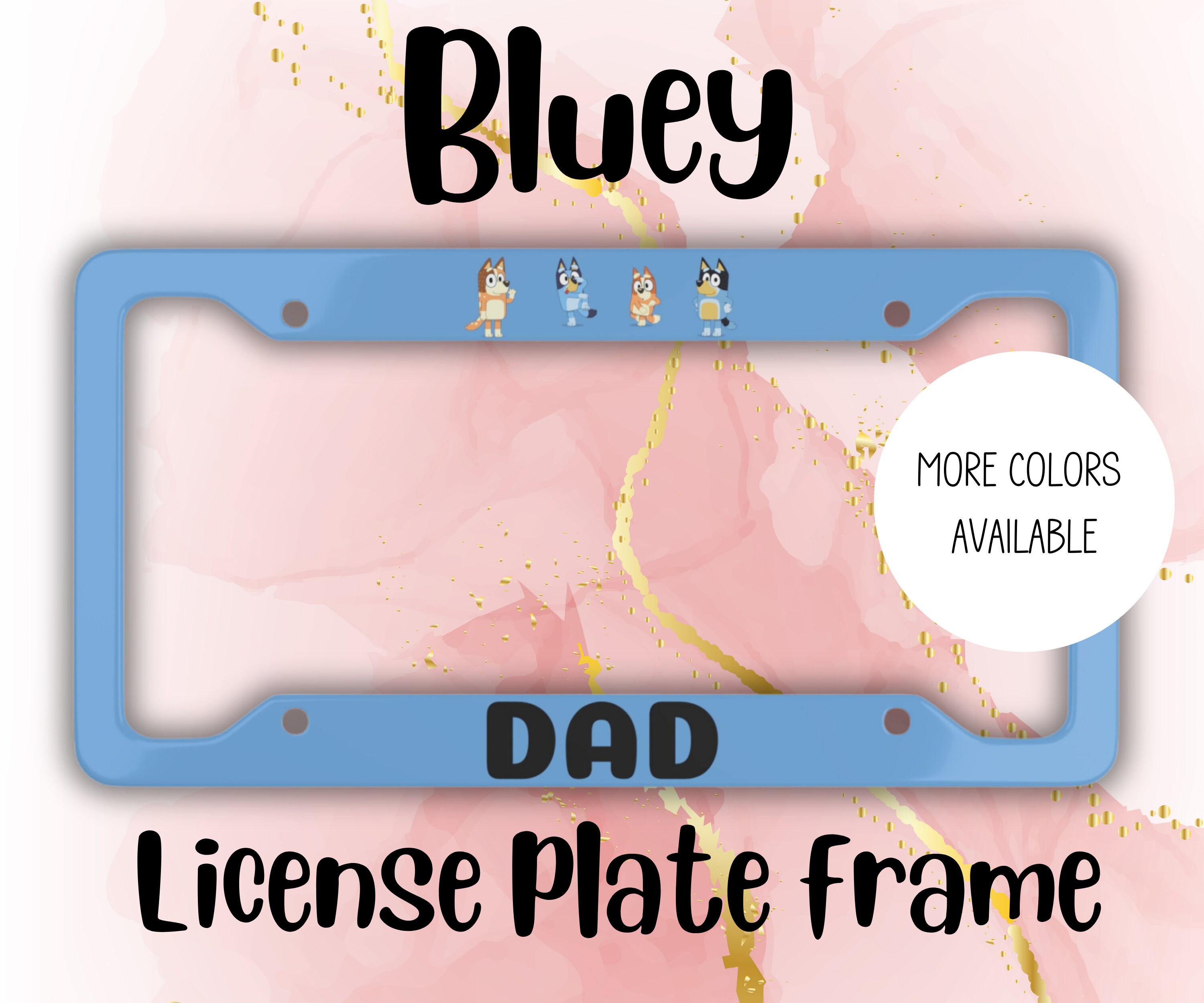 Bluey License Plate Frame Bluey License Plate Frame for MOM - Etsy ...