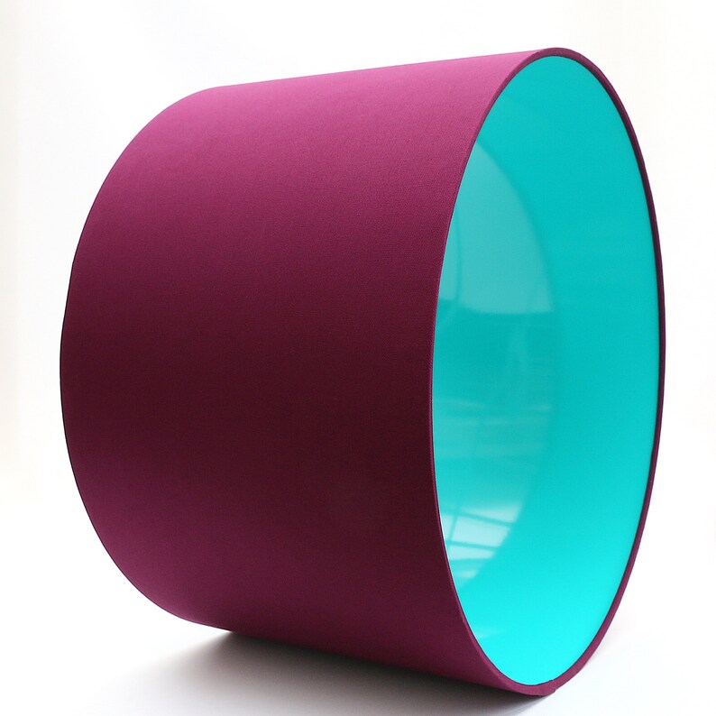 Plum & Aqua Lampshade Various Sizes Lamp Shade Purple Blue - Etsy UK