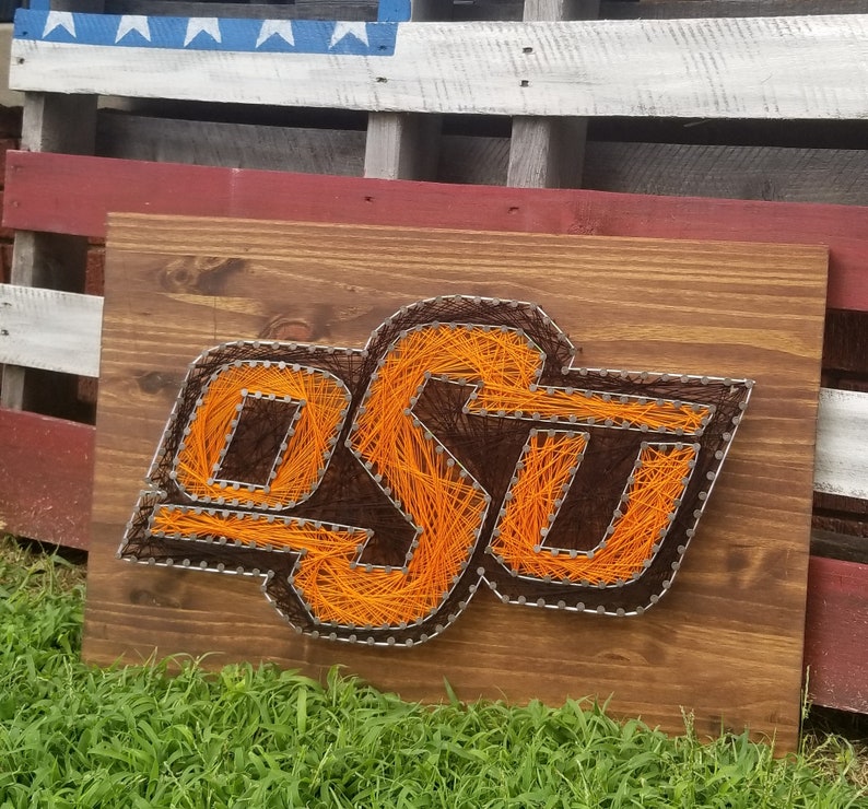 Oklahoma State String Art - Etsy