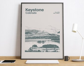 Keystone Ski Resort Poster - Etsy