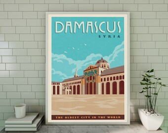 Syria Travel Poster - Etsy