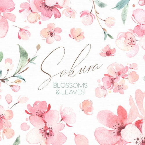 Watercolor Spring Flowers Floral Arrangements Wedding - Etsy