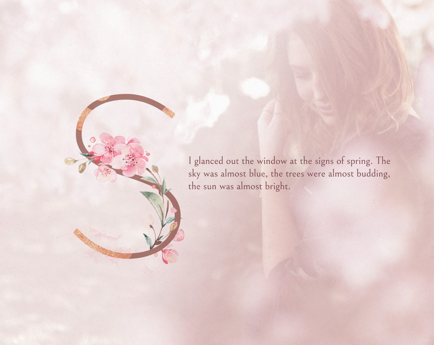 Sakura Letters. Watercolor Floral Alphabet Clipart Monogram - Etsy UK