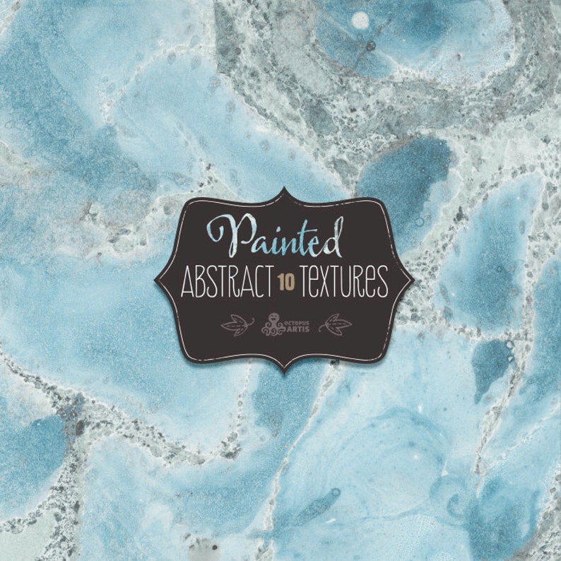 Abstract Painted Textures: 10 Digital Paper Pack. Textured - Etsy