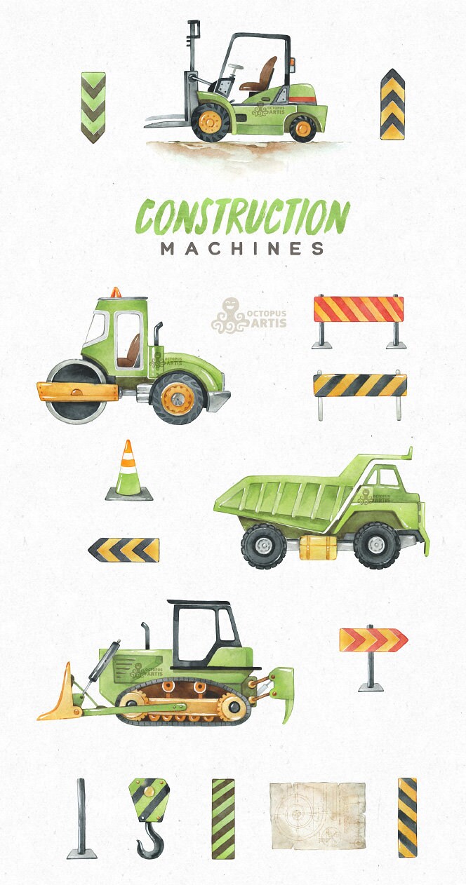 Construction Equipment Names For Kids