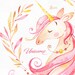 Unicorns. Magical Watercolor Clipart. Fairytale, Fantasy, Gold, Horse ...