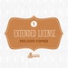 Limited Commercial License NO Credit Required / Single Product - Etsy
