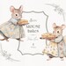 Mouse Bakes Vintage. Animal Clipart, Cooking, Pie, Cookies, Birthday ...