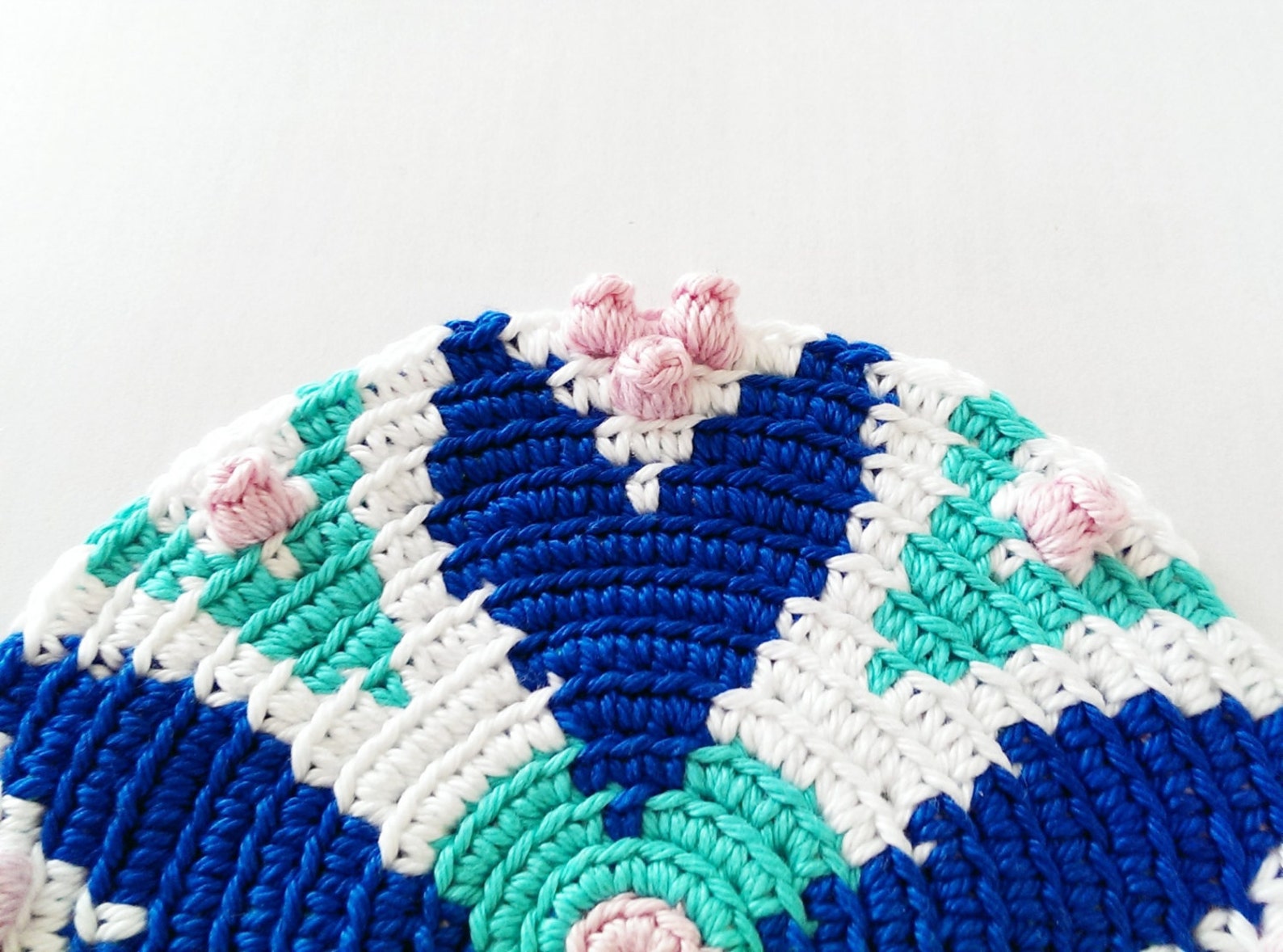 Tapestry Crochet Pattern Coaster Snowdrops by Atelier Sopra - Etsy