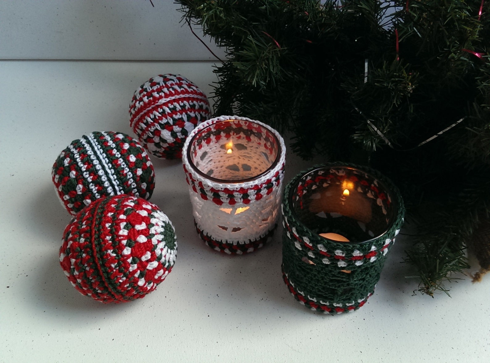 Christmas Tealight Holder Crochet Pattern - Etsy