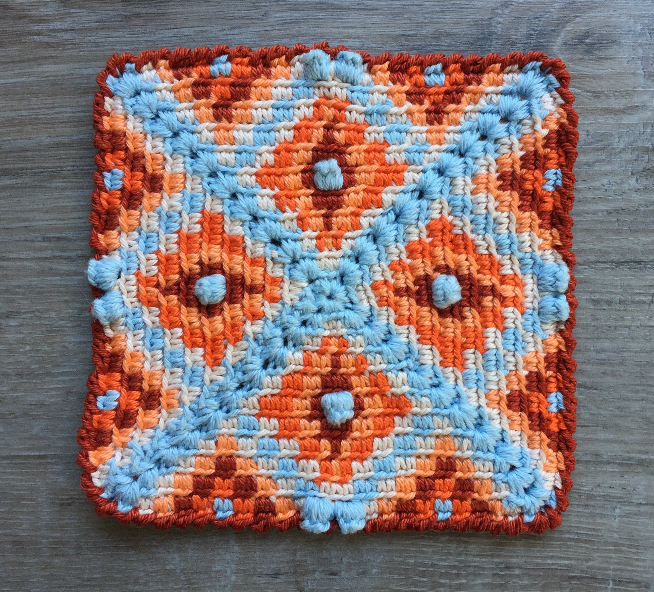 Tapestry Crochet Pattern Coaster Sunburst by Atelier Sopra - Etsy UK